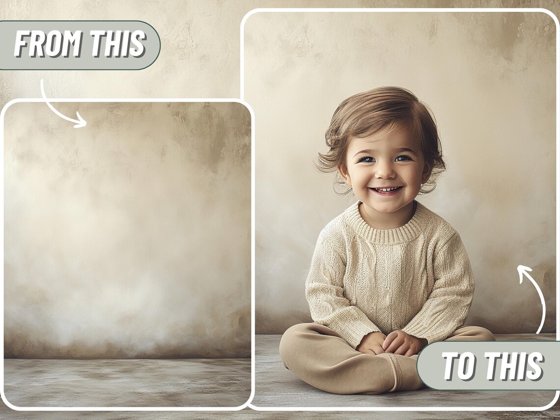 Beige Old Master Background, Vertical Portrait Background, Portrait ...