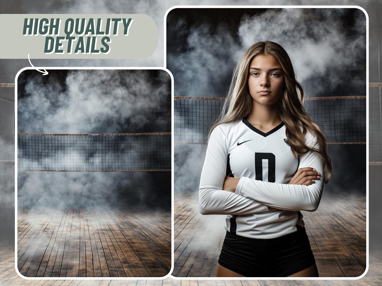 Volleyball Digital Backdrops for Sports Photography Volleyball ...