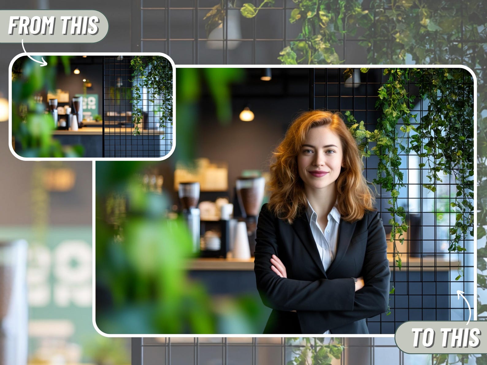 Modern Office Digital Backdrops for Professional Headshots Business ...