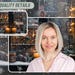 Festive Christmas Window Zoom Background for Virtual Meetings Office ...