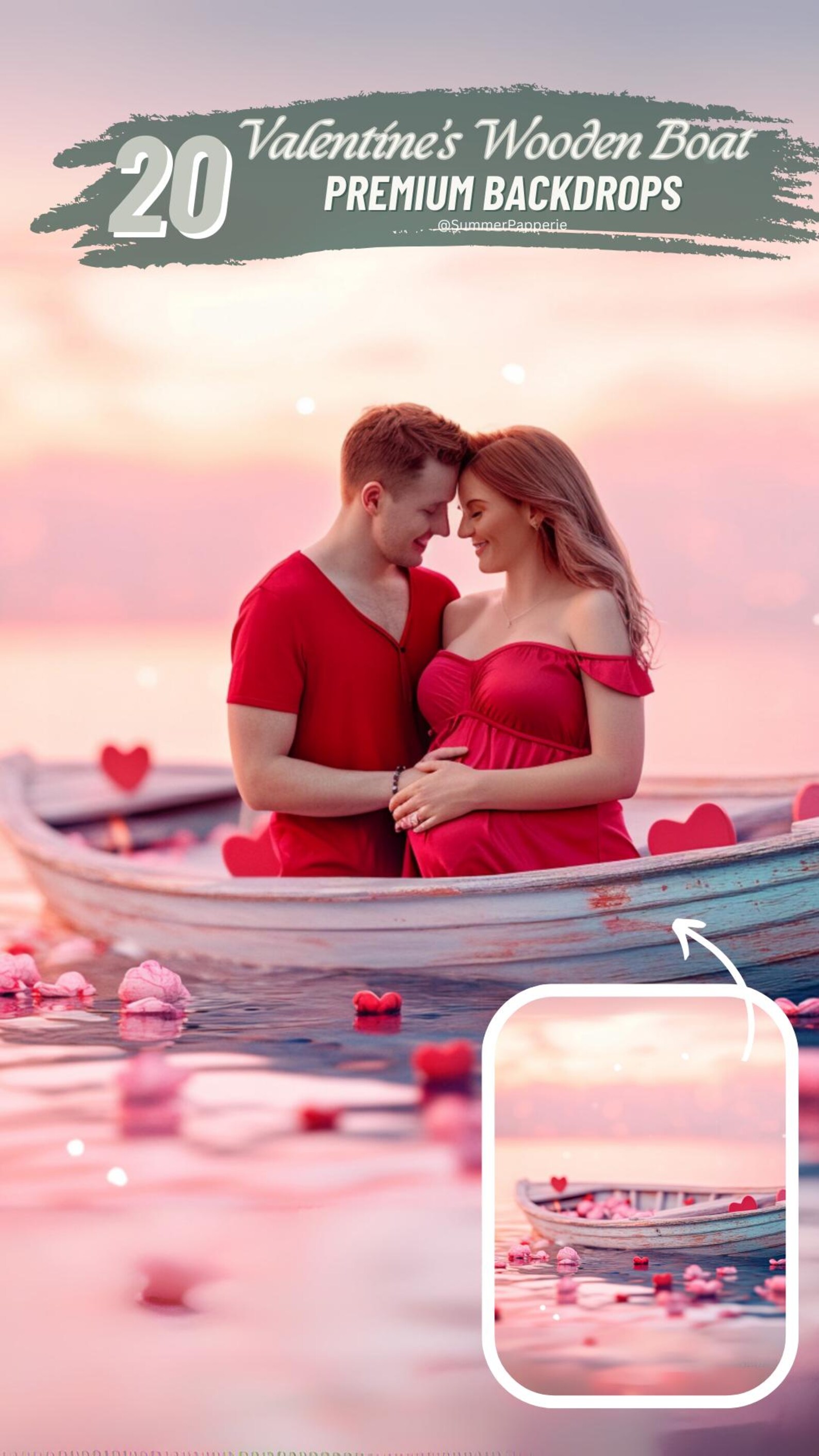 Valentines Background, Boat Backdrops, Maternity Background, Backdrop ...