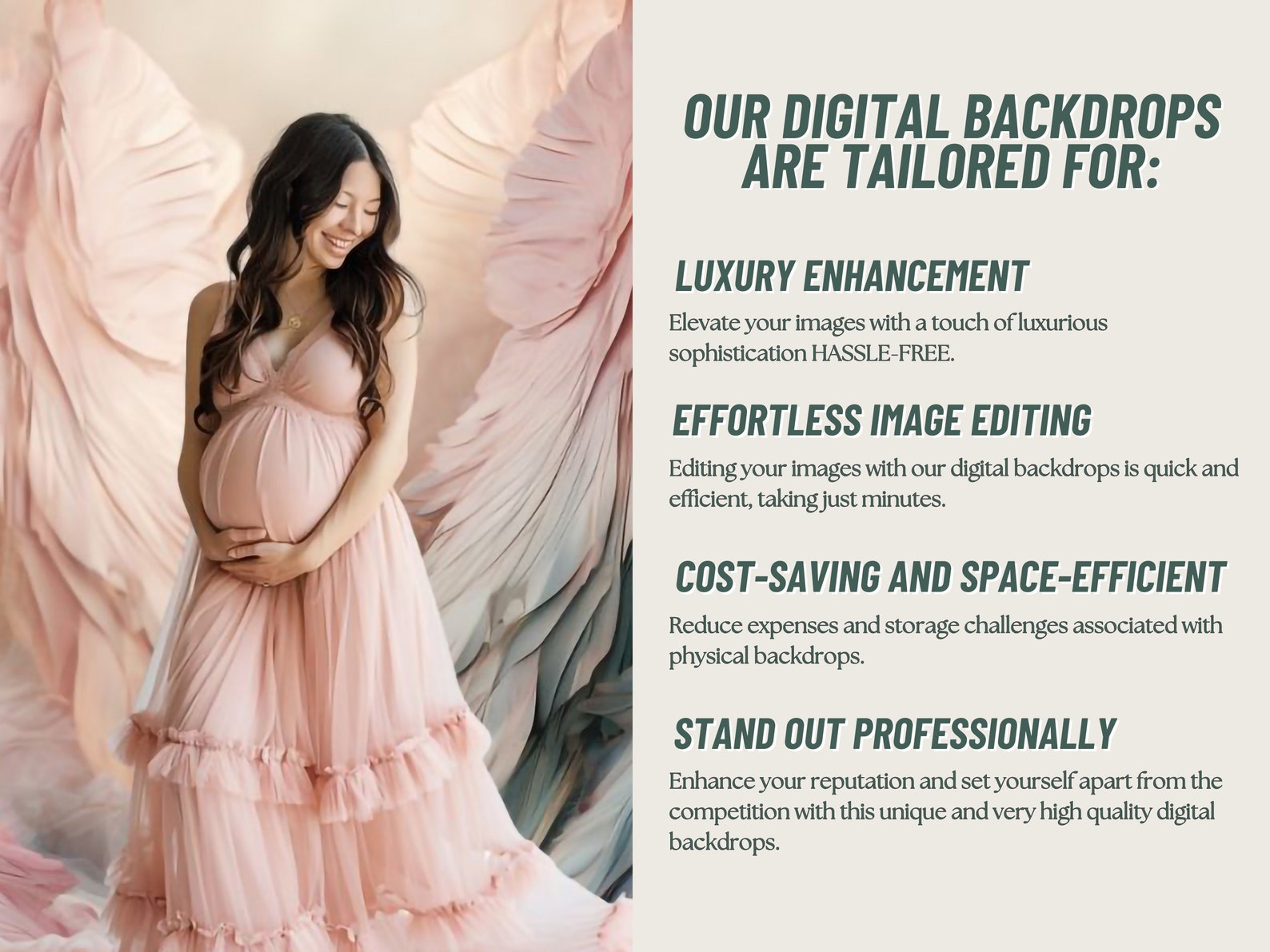 Butterfly Maternity Digital Backdrop Maternity Digital Background Overlay Photoshop Floral ...