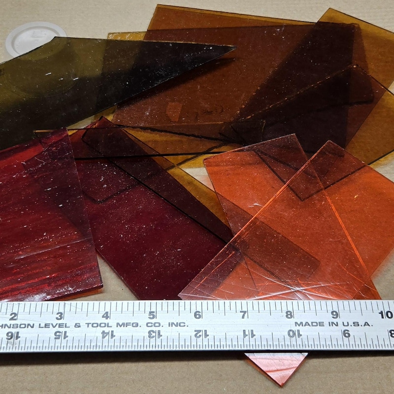 Amber Stained Glass - Etsy