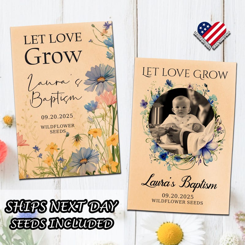 Christmas Dedication Card - Etsy