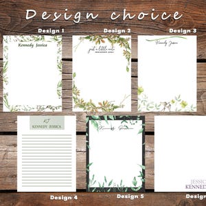 Professional Notepad With Name, Custom Name Notepad, Office Notepad ...