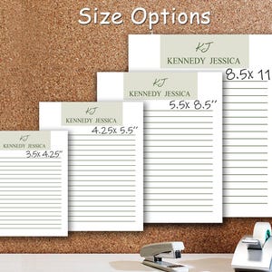 Professional Notepad With Name, Custom Name Notepad, Office Notepad ...