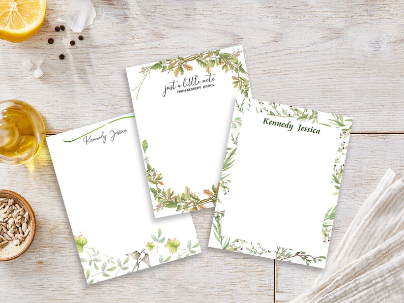 Professional Notepad With Name, Custom Name Notepad, Office Notepad ...