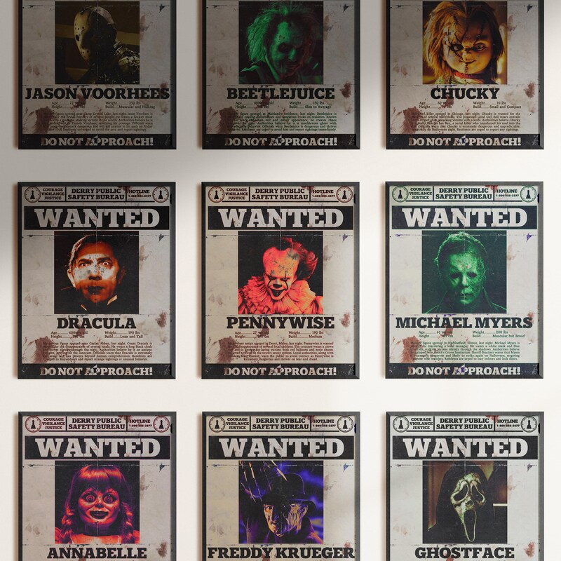 Halloween Wanted Poster - Etsy