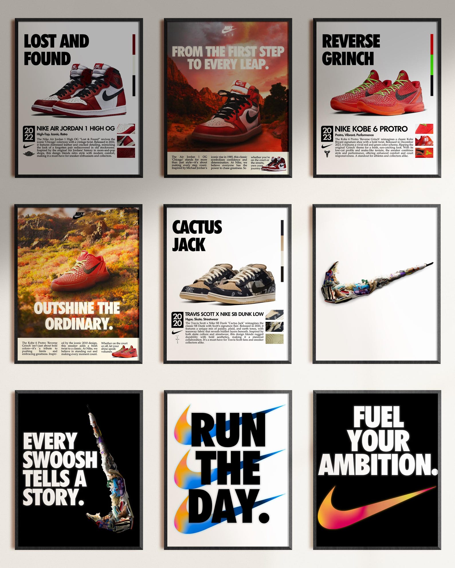 13 Hypebeast Poster Bundle, Streetwear Art Prints, Sneakerhead Room ...