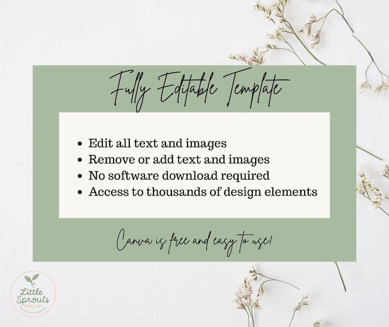 Ladybug First Birthday Invitation: Editable Canva Template (digital ...