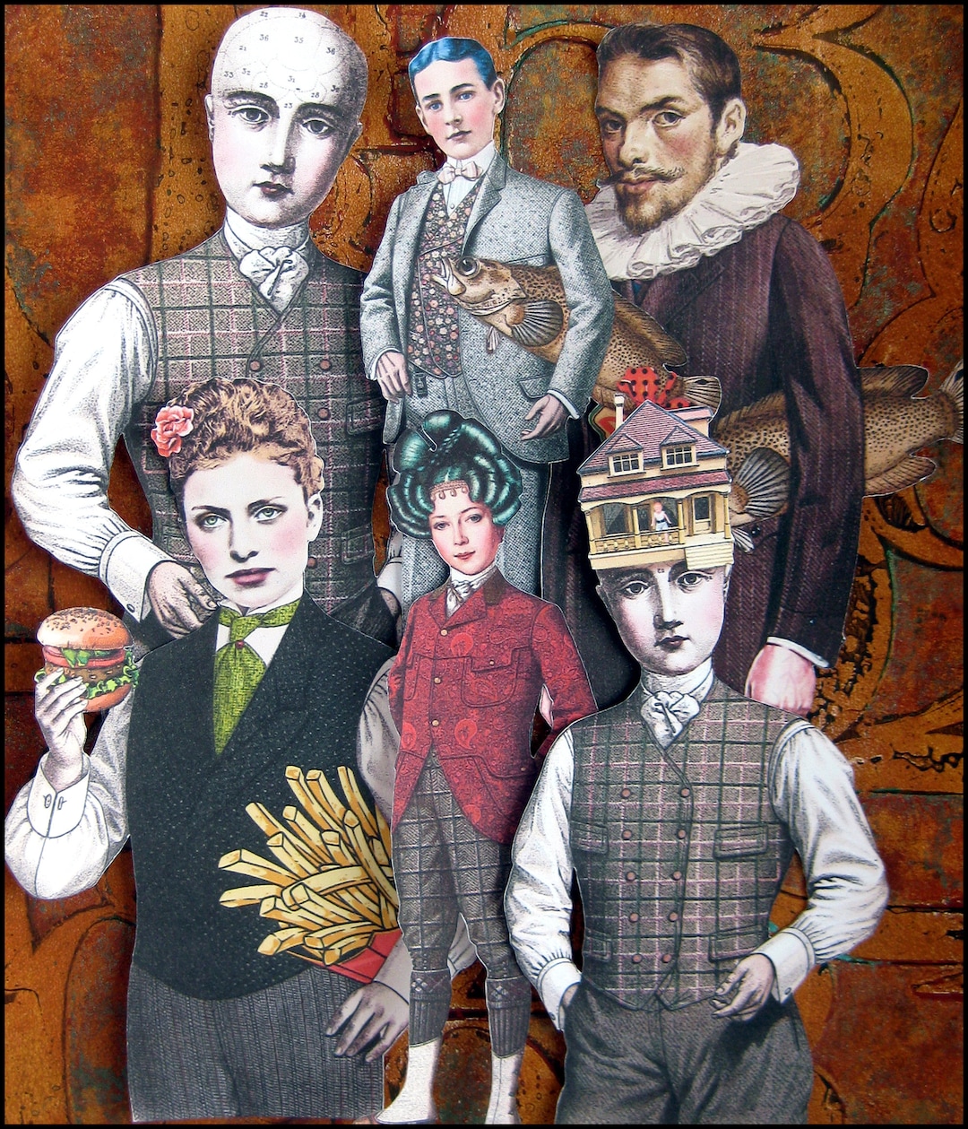 6 X the Misfits Altered Vintage Reprint. Matte Paper Stickers/ Not ...