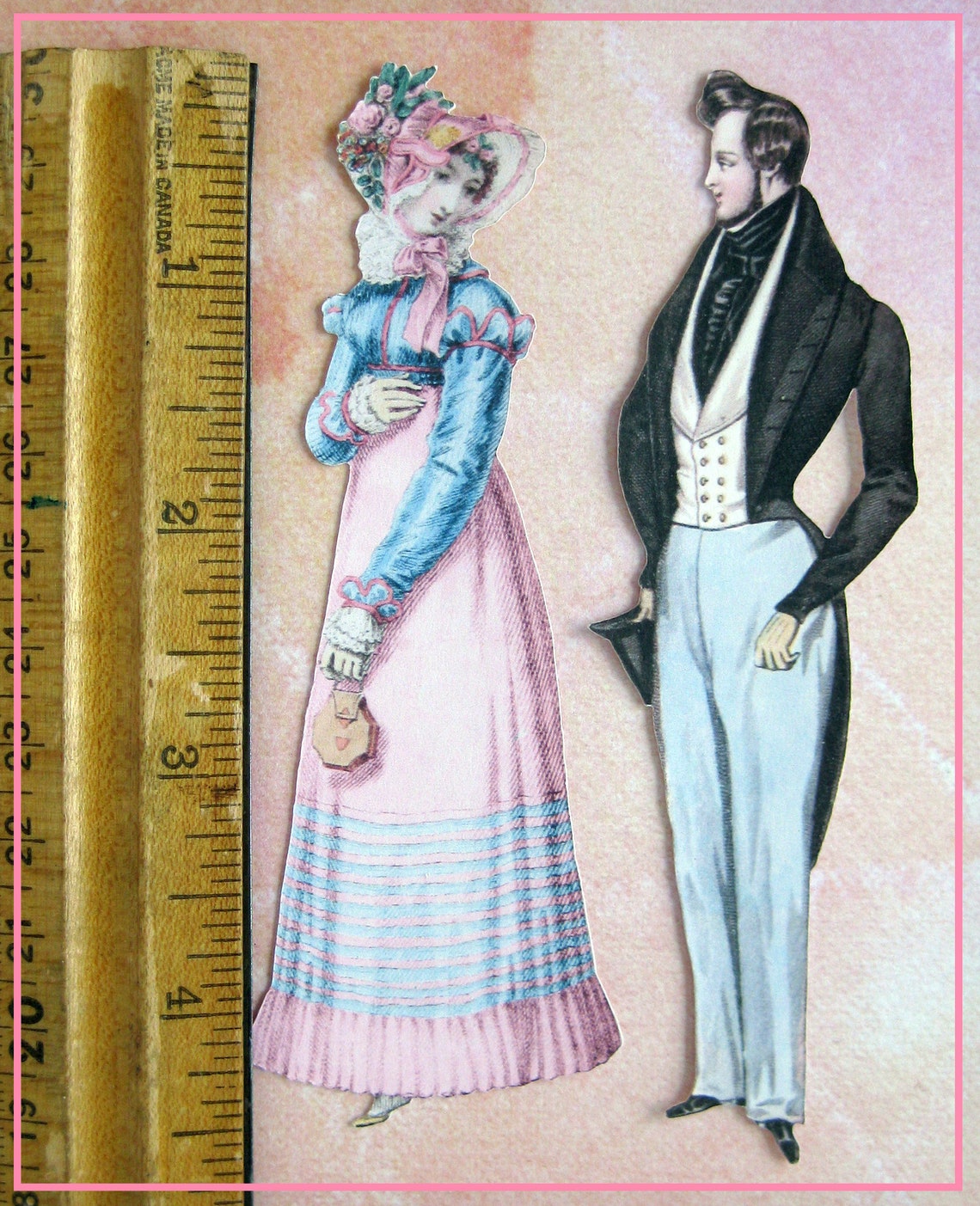 8 X Regency Jane Austen 2 Stickers Vintage Reprint. Die Cut - Etsy Canada