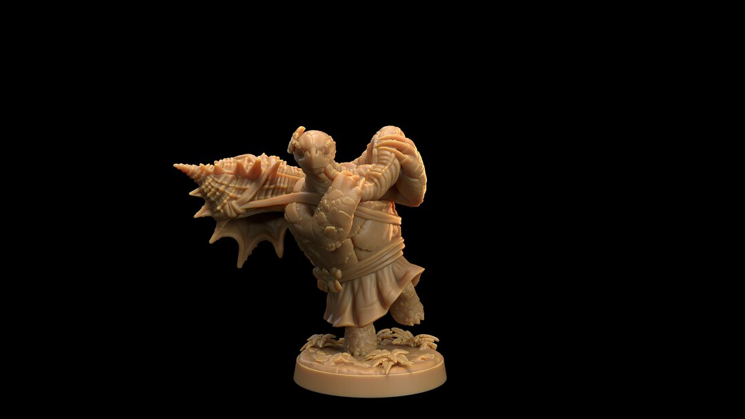 Turtle People Tortun Tortle the Dragon Trappers Lodge 32mm Scale ...