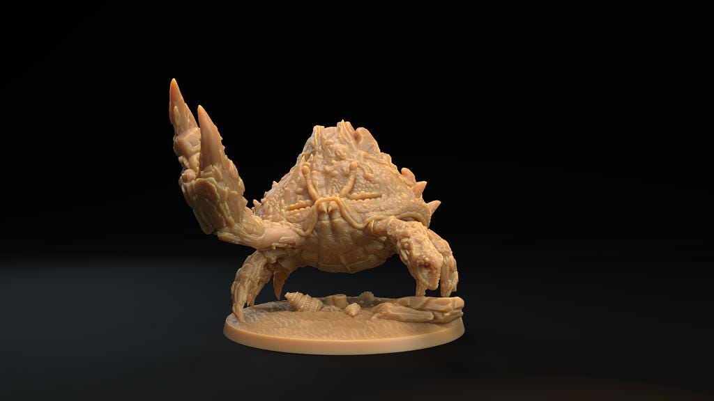 Volcano Crab Sea Lords Tide Army | the Dragon Trappers Lodge | 32mm ...