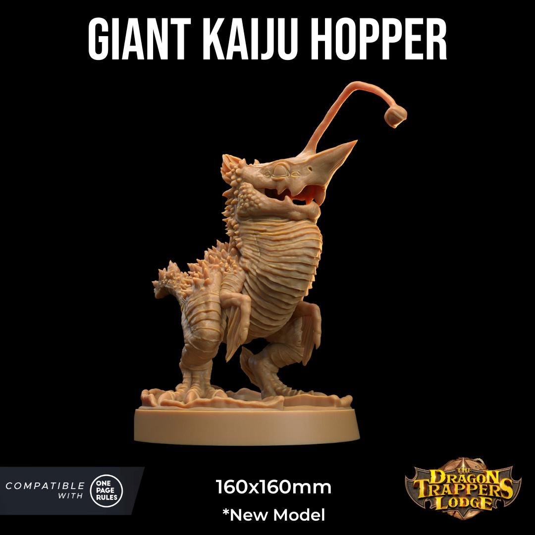 Giant Hopper Kaiju of the Rift | the Dragon Trappers Lodge |32mm Scale ...