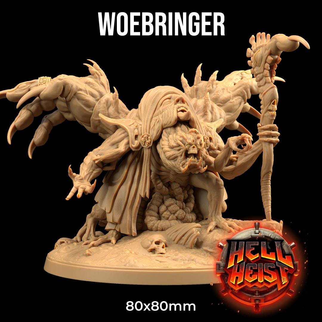 Woebringer Demon Guts Necromancer Hell Heist | the Dragon Trappers Lodge | 32mm Scale ...