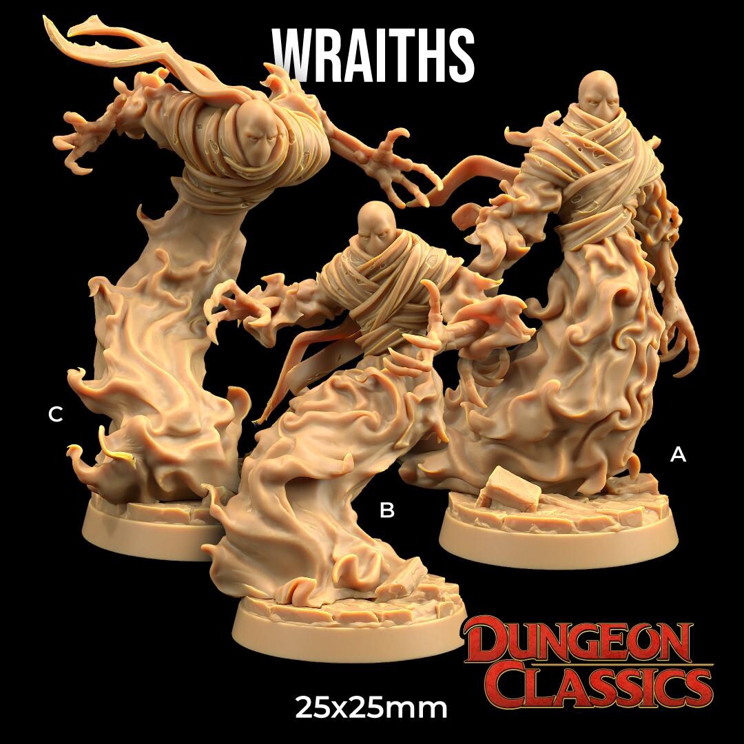 Wraith Dungeon Classic Monsters Undead Ghost | the Dragon Trappers ...