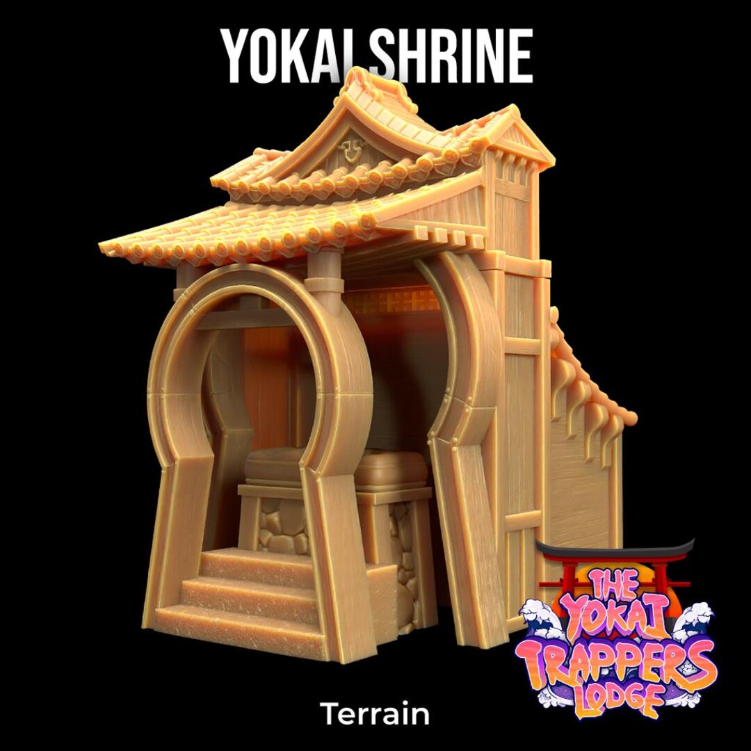 Yokai Shrine House Temple Japanese Asian | the Dragon Trappers Lodge | 32mm Scale | Miniature ...