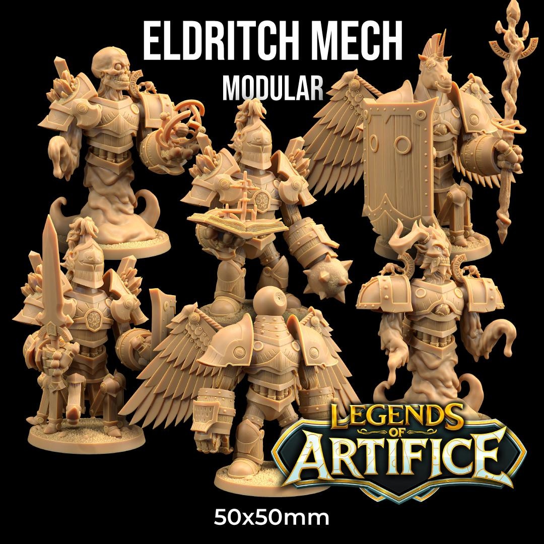 Eldritch Mech Modular Model Legends Artifice Dnd Mini for Dungeons and ...