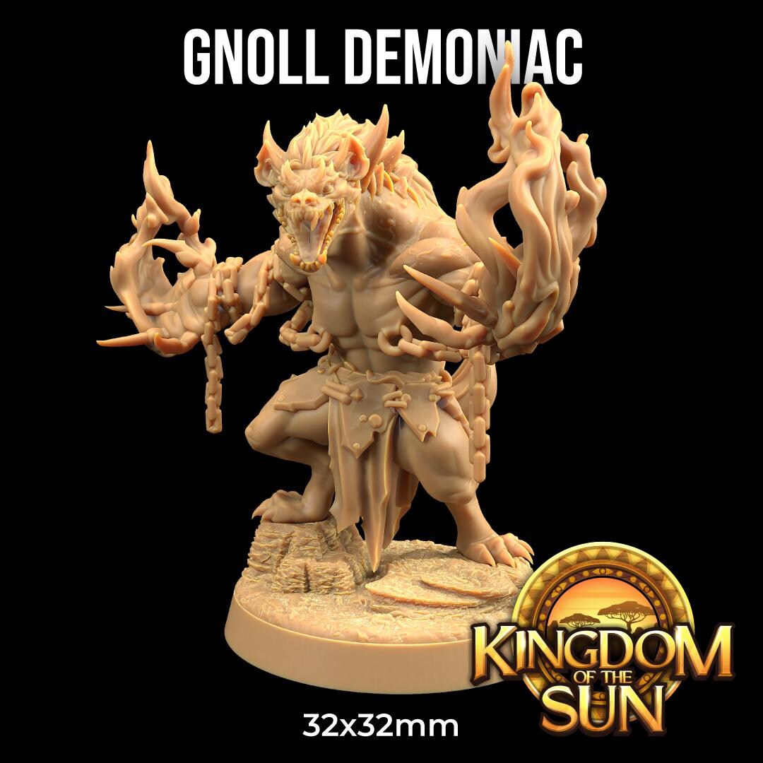 Gnoll Demoniac Hyena Demon Kingdom of the Sun | the Dragon Trappers ...