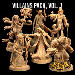 Villains Pack Volume 1 Evil Characters | the Dragon Trappers Lodge ...