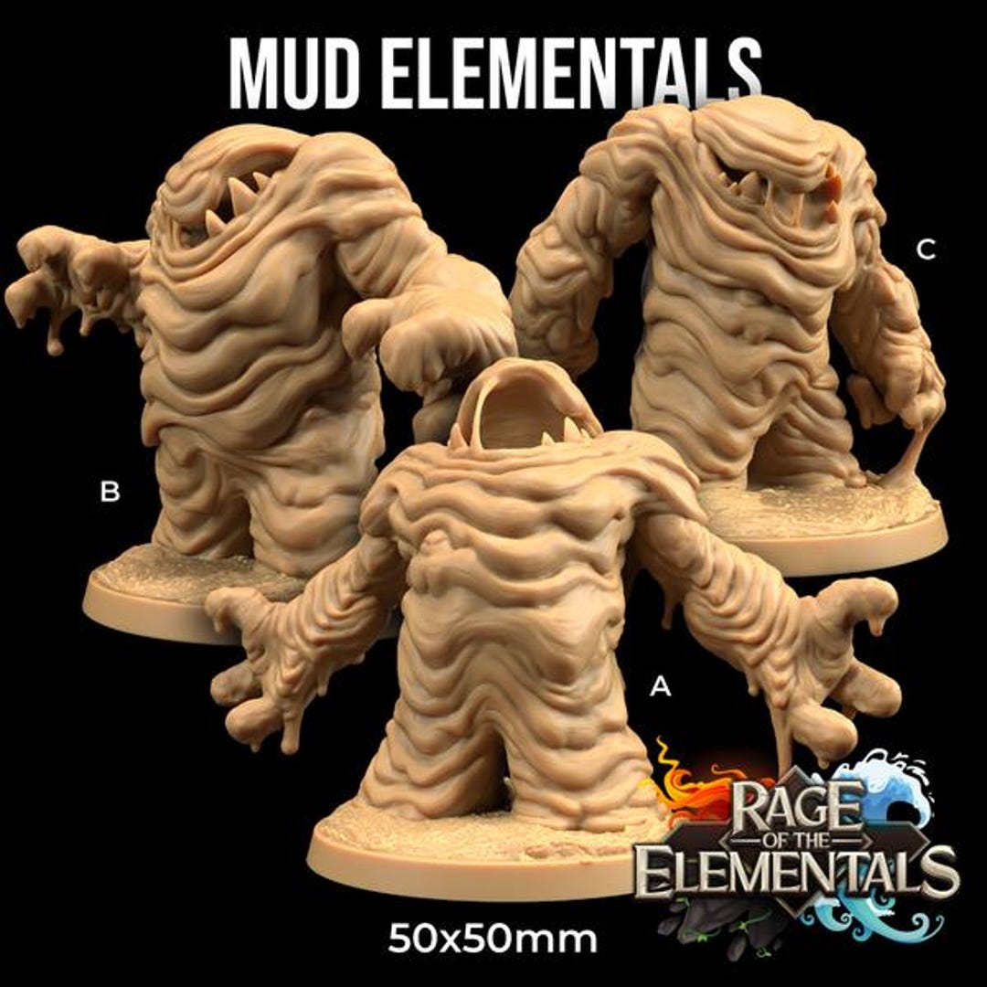 Mud Elemental Dnd Mini Wind Rage of the Elementals | the Dragon ...