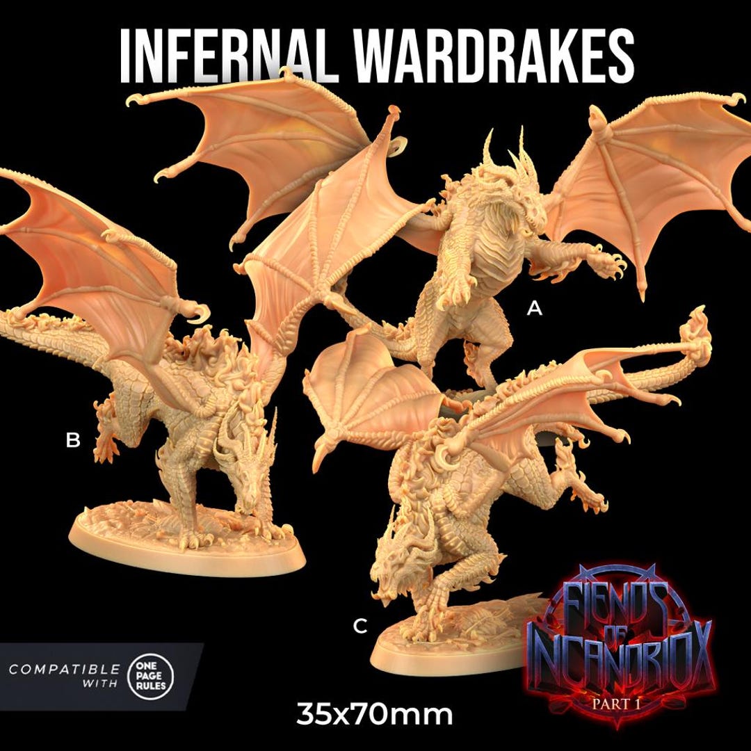 Infernal Wardrakes Fiends of the Incandriox | the Dragon Trappers Lodge ...