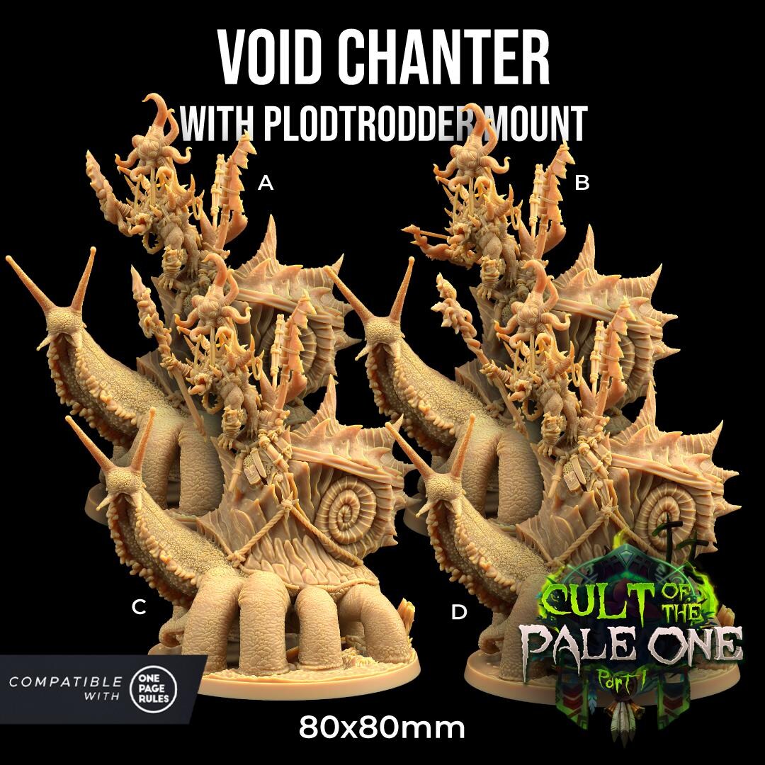 Void Chanter Mount Piranha Cult of the Pale One | the Dragon Trappers Lodge | 32mm Scale ...