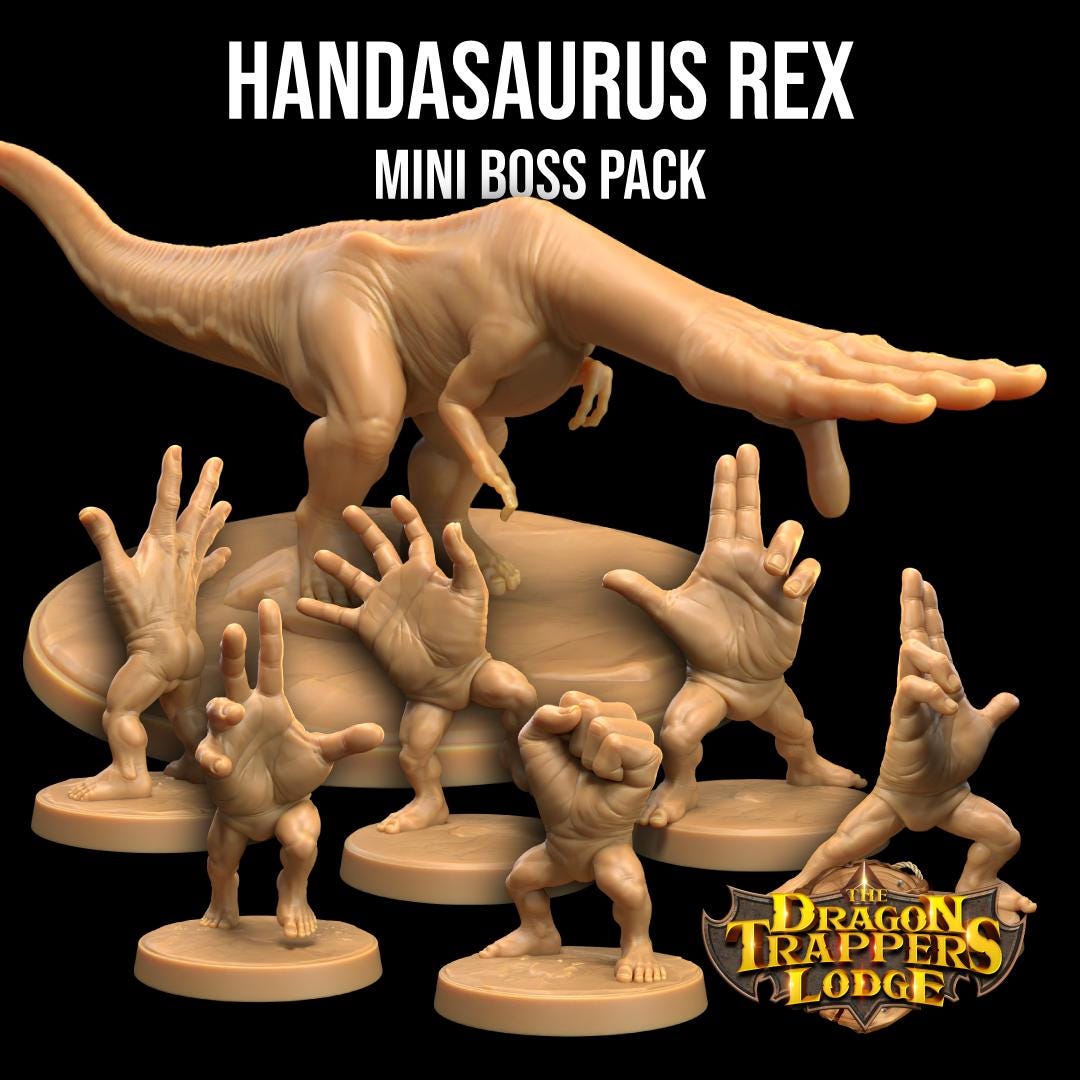 Handasaurus Rex Fingler Mini Boss Pack | the Dragon Trappers Lodge ...