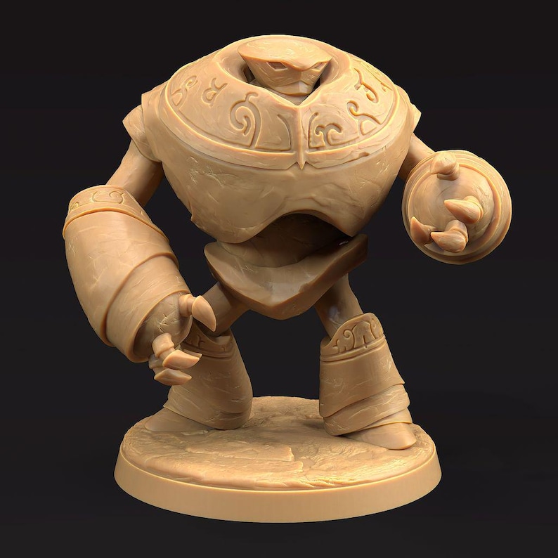 Clay Golem Dnd Mini Dungeon Classics | the Dragon Trappers Lodge | 32mm ...