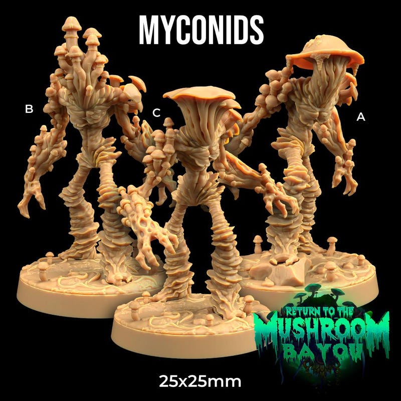 Dnd Minis Myconid - Etsy UK