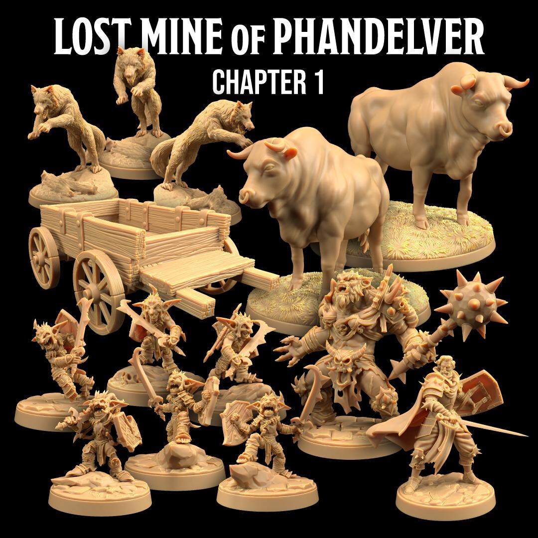 Lost Mine of Phandelver Chapter 1 Encounters Set 15 Minis | the Dragon ...