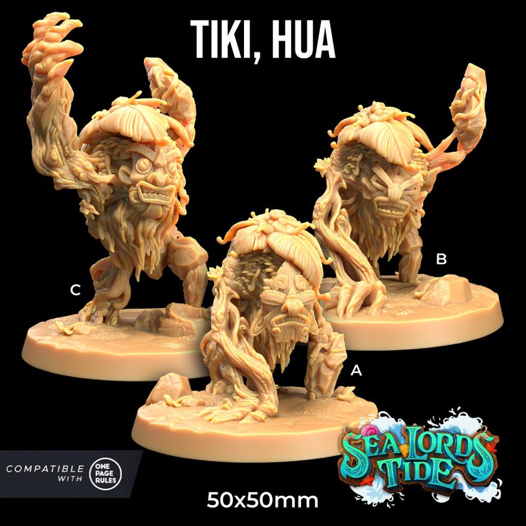 Tiki Hua Sea Lords Tide Army | the Dragon Trappers Lodge | 32mm Scale ...