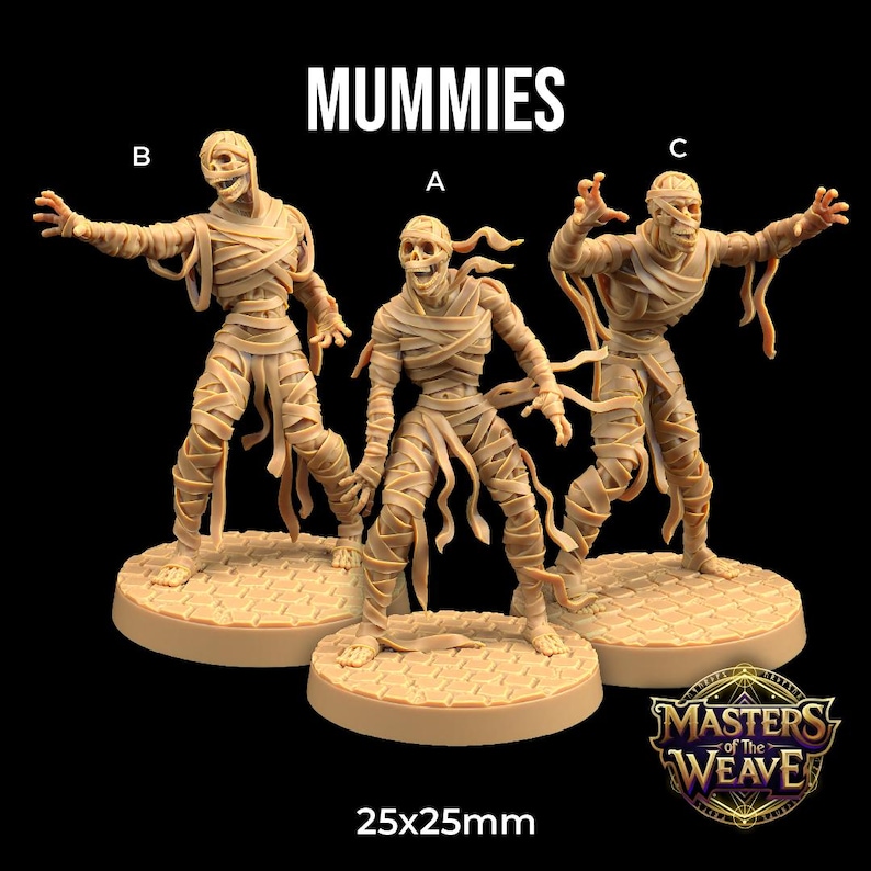 Mummies Undead Monster DND Masters of the Weave | the Dragon Trappers ...