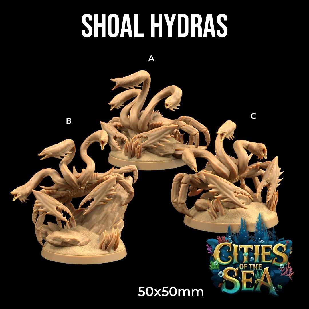 Shoal Hydras Dnd Mini Cities of the Sea | the Dragon Trappers Lodge ...