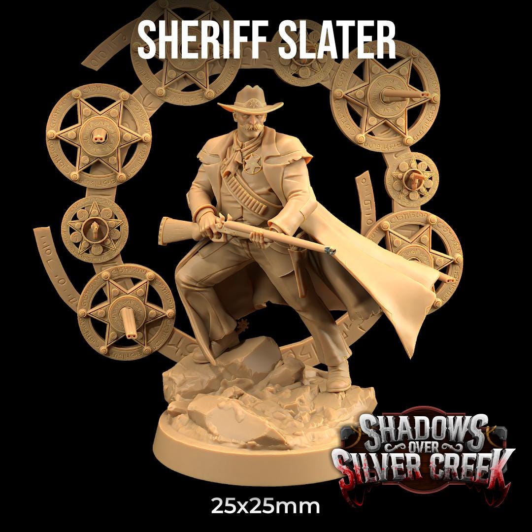 Sheriff Slater Cowboy Gun Rifle | the Dragon Trappers Lodge | 32mm ...