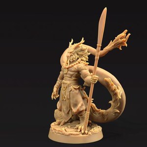 Bentei Sacred Warrior Dnd Mini for Dungeons and Dragons Gift for DM ...