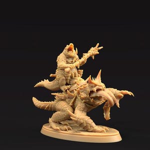 Devil Toad Riders Dnd Mini for Dungeons and Dragons Gift for DM ...