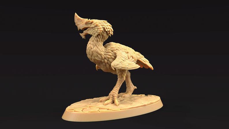 Axe Beak Prehistoric Bird Dnd Mini for Dungeons and Dragons Miniature ...