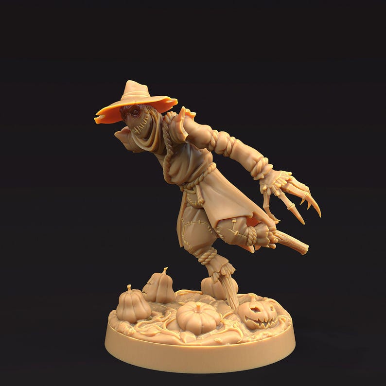 Scarecrow Dnd Mini Straw Man Dungeon Classics The Dragon Trappers
