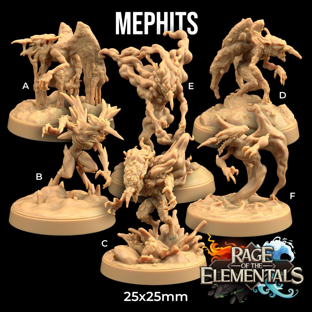 Mephit Element Imp Dnd Mini Rage of Elementals | the Dragon Trappers ...