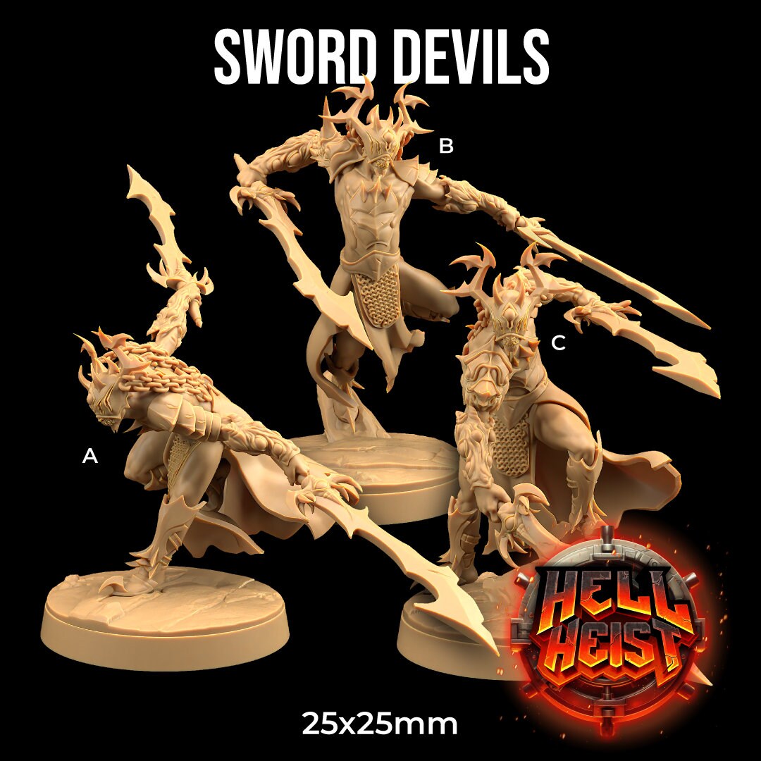 Sword Devils Demon Hell Heist | the Dragon Trappers Lodge | 32mm Scale ...