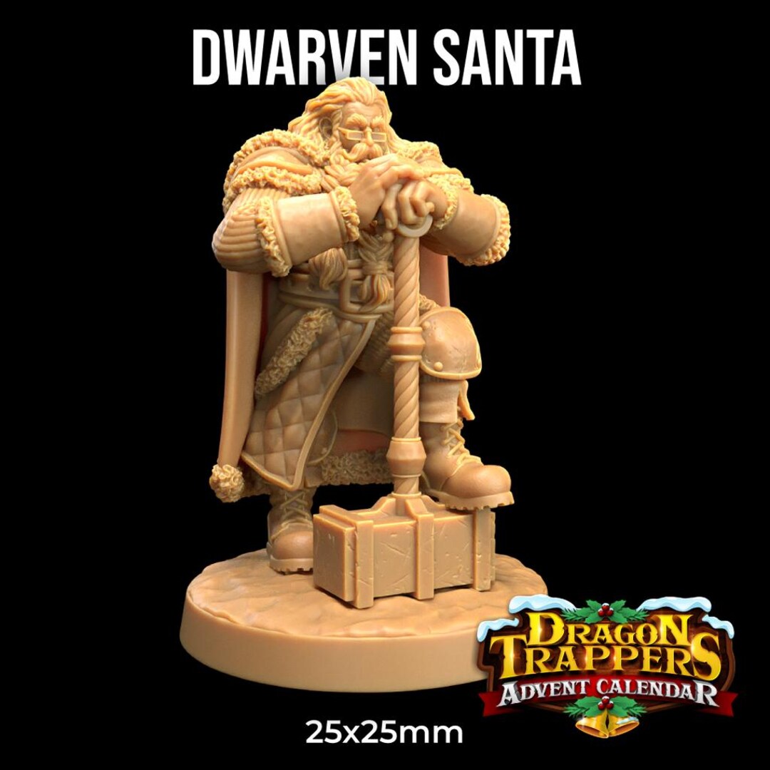 Dwarven Santa Christmas Advent Calendar | the Dragon Trappers Lodge ...