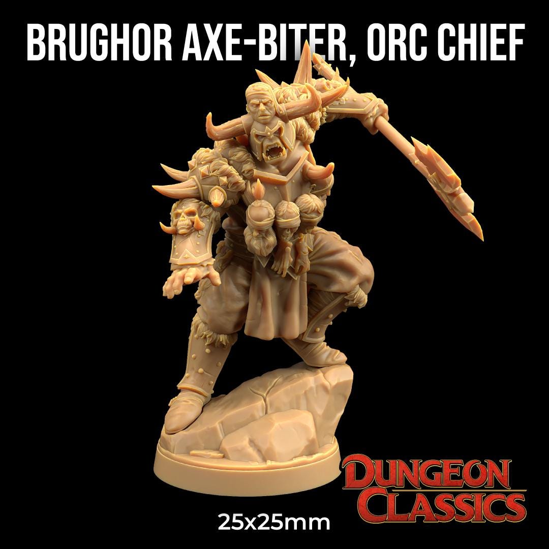 Brughor Axe-biter Orc Chief Dungeon Classics| the Dragon Trappers Lodge ...