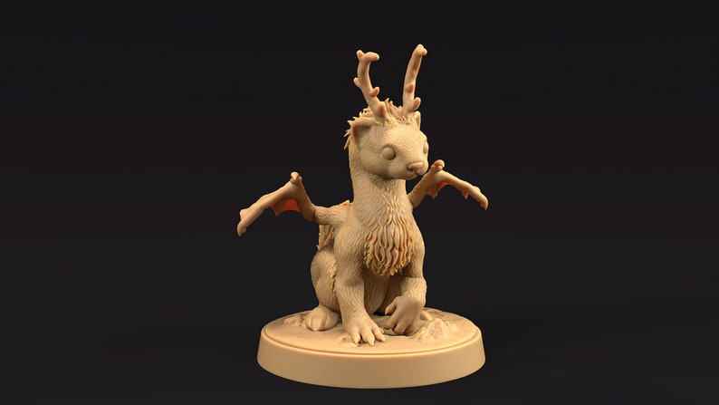 Forest Drake Cute Nature Tiny Dragon the Dragon Trappers Lodge 32mm ...