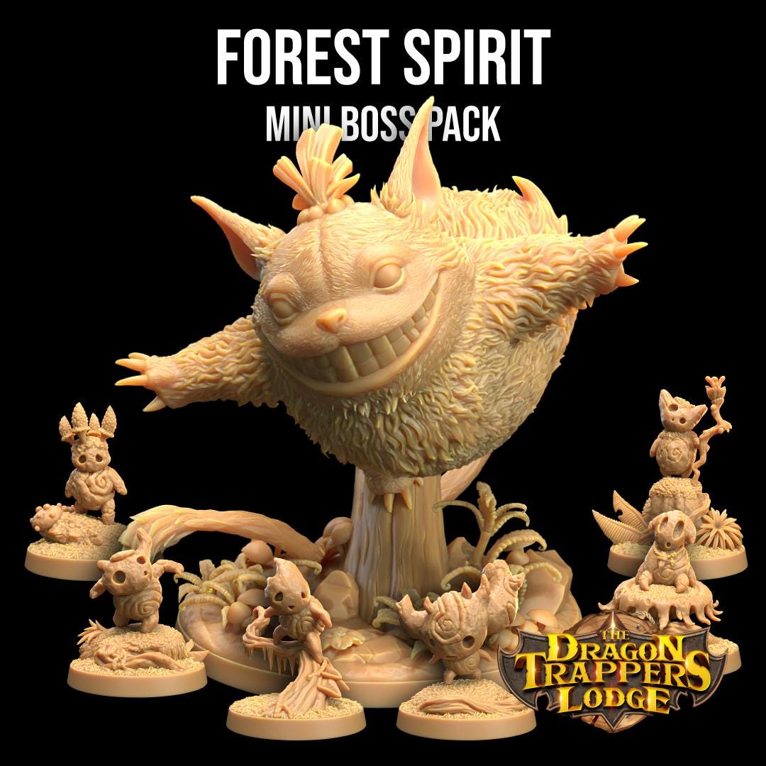 Forest Spirit Mini Boss Pack Kodama Japanese | the Dragon Trappers ...
