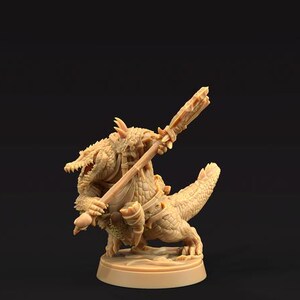 Mire Brute Lizardfolk Gatorfolk Dnd Mini for Dungeons and Dragons Gift ...