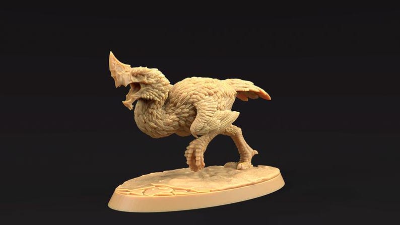 Axe Beak Prehistoric Bird Dnd Mini for Dungeons and Dragons Miniature ...