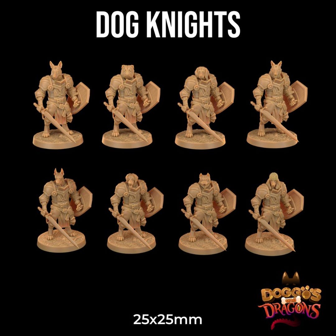 Dog Knights Soldier Doggos and Dragons | the Dragon Trappers Lodge ...