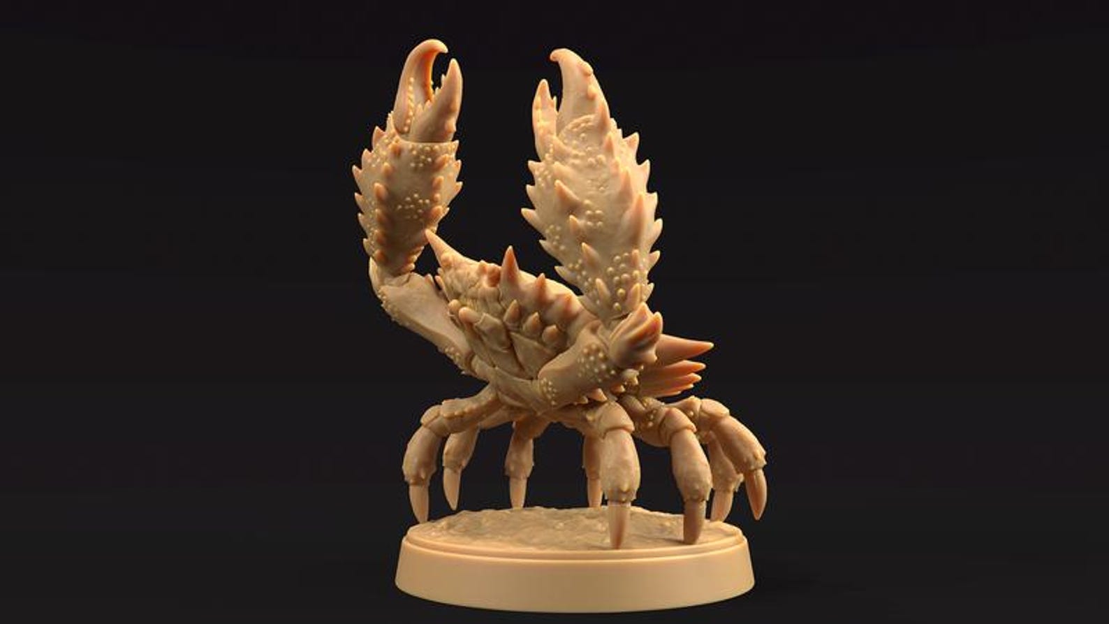 Giant Crab Dnd Mini Classic Dungeons and Dragons Miniature TTRPG Dragon ...